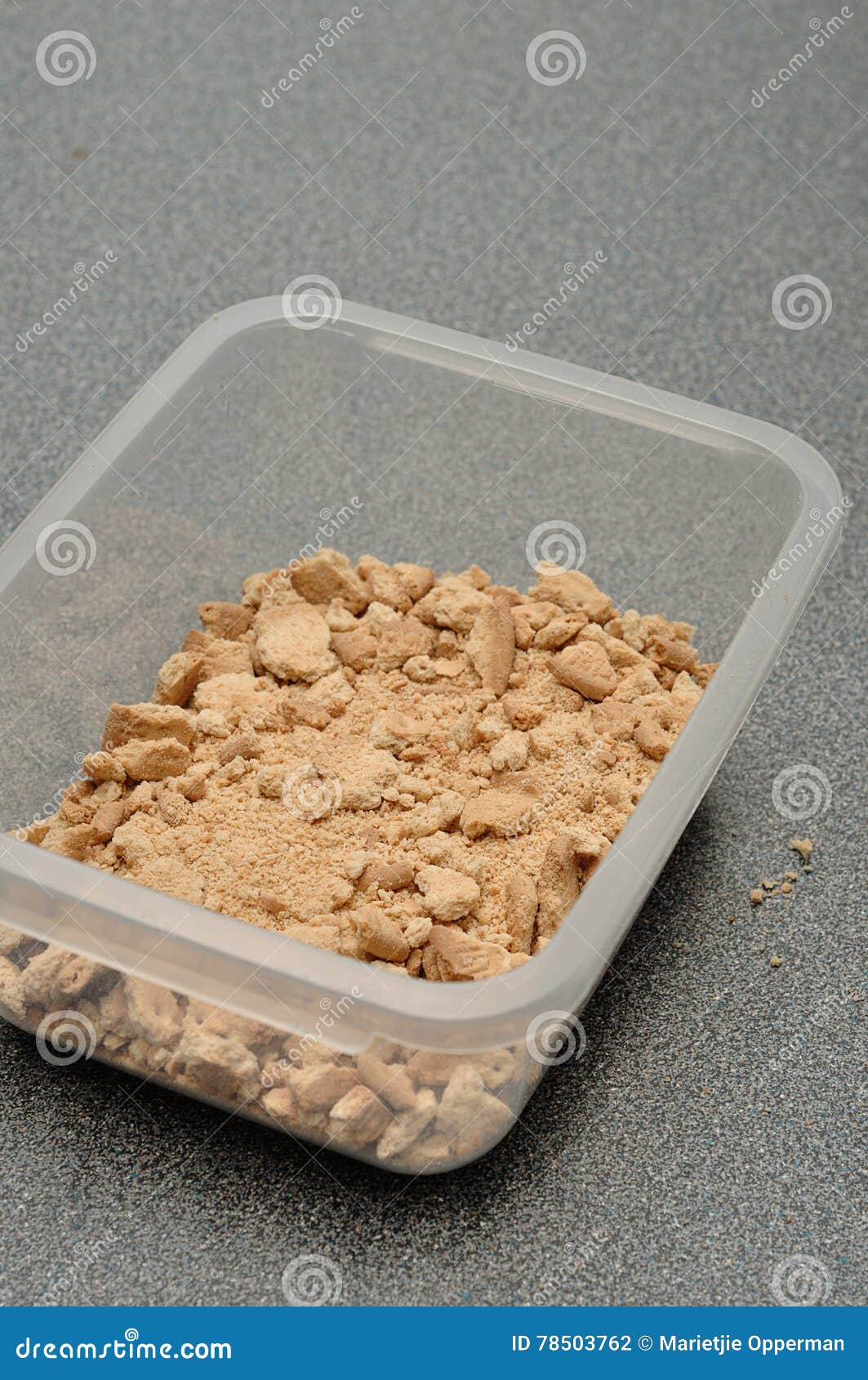 Crushed biscuits stock photo. Image of sweet, crumbs - 78503762