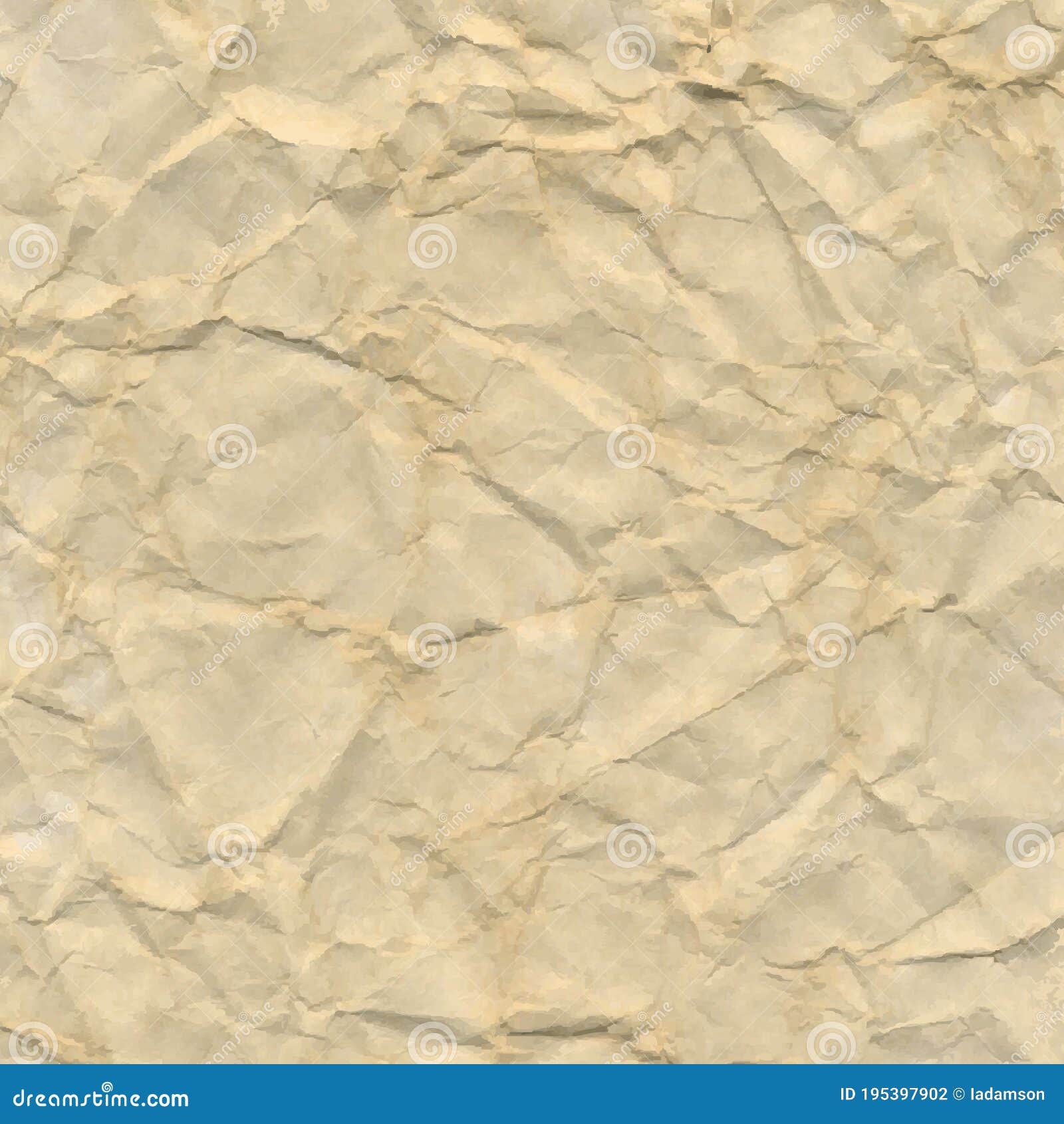 Crushed Brown Paper stock photo. Image of grungy, retro - 195397902