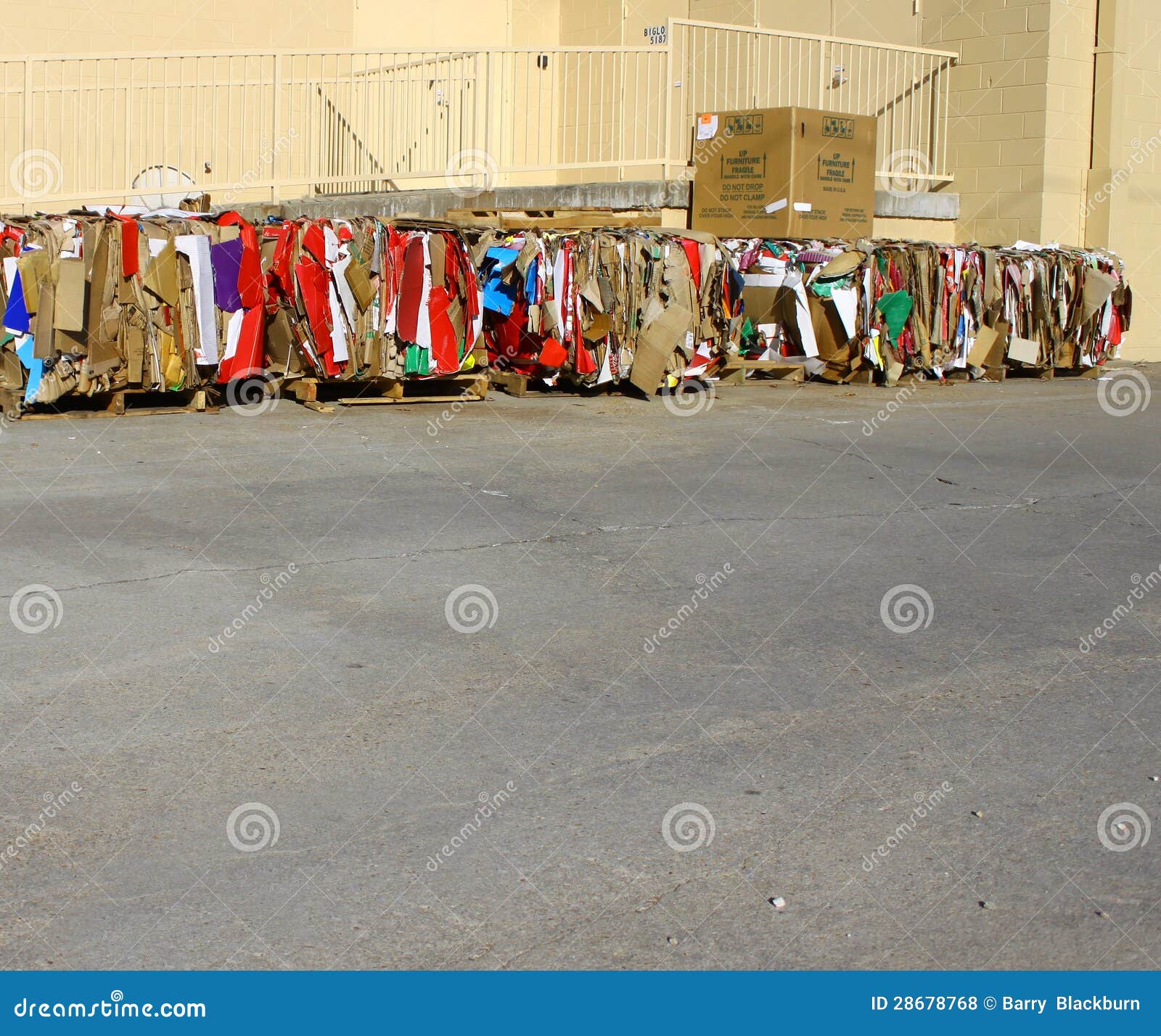 Crushed cardboard stock photo. Image of economy, paper - 28678768