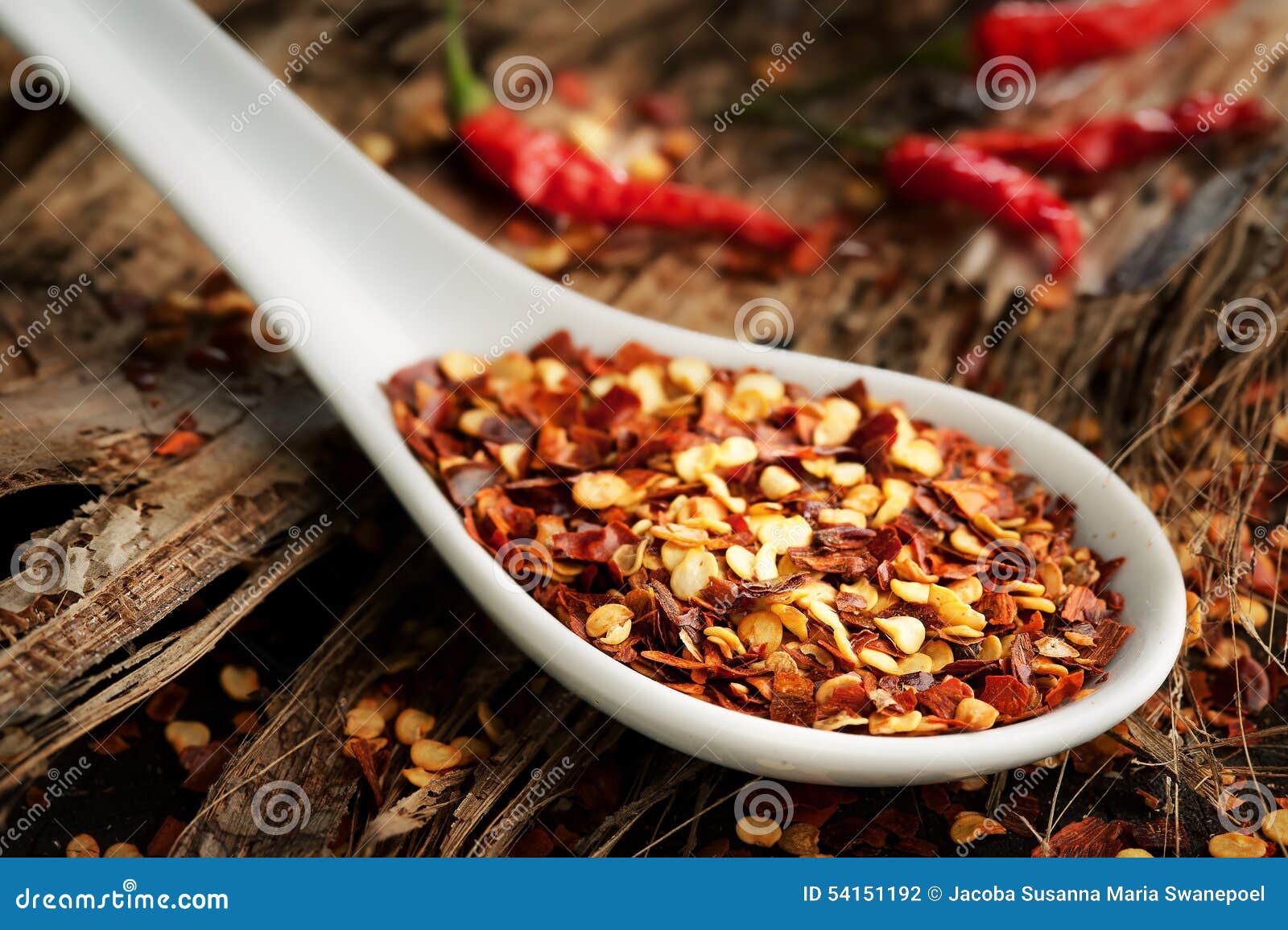 Crushed Chilli Spice stock photo. Image of chili, flavor - 54151192