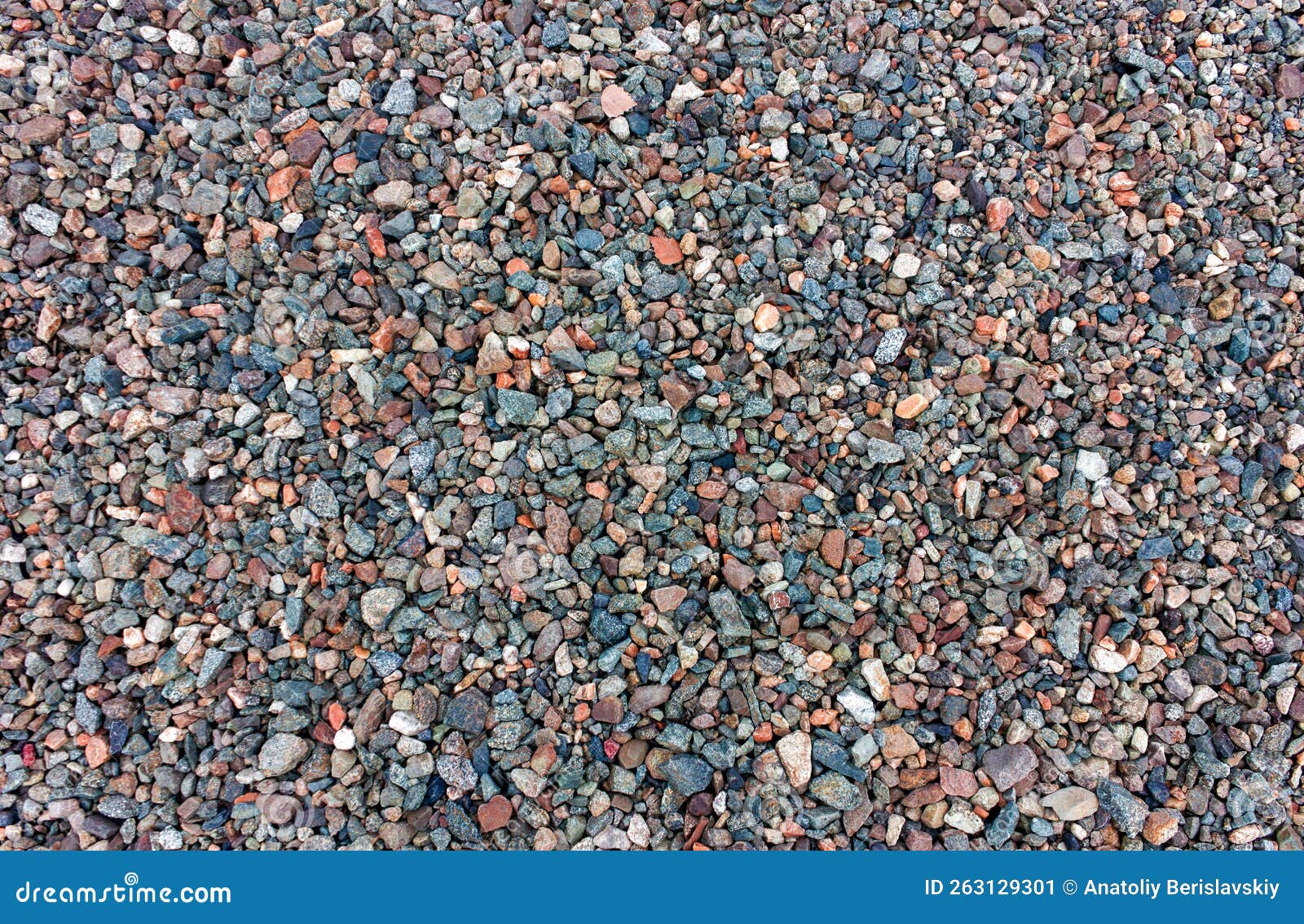 Crushed Close Up Different Granite Stone Texture Background Stock Image ...