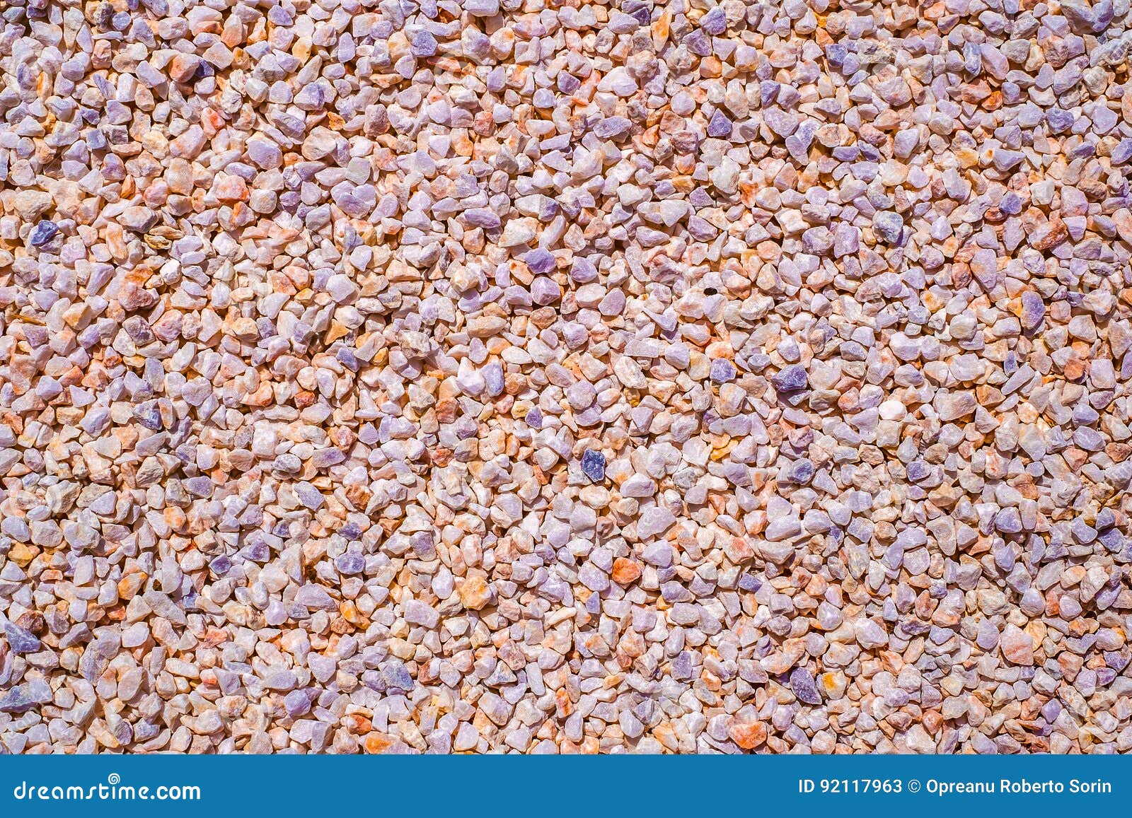Crushed colored gravel stock image. Image of hard, granite - 92117963