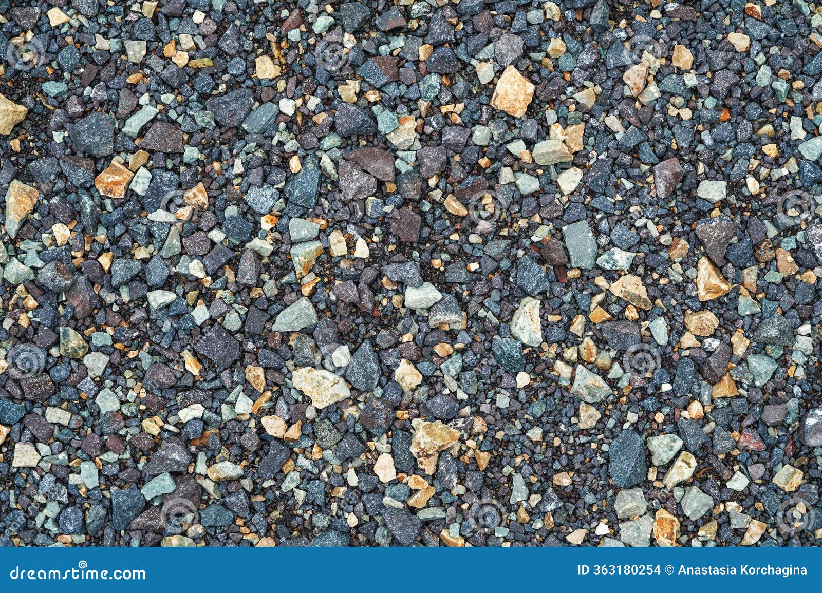 Crushed Dark Grey Gravel Stone Texture Horizontal Stock Photo - Image of backdrop, rubble: 363180254