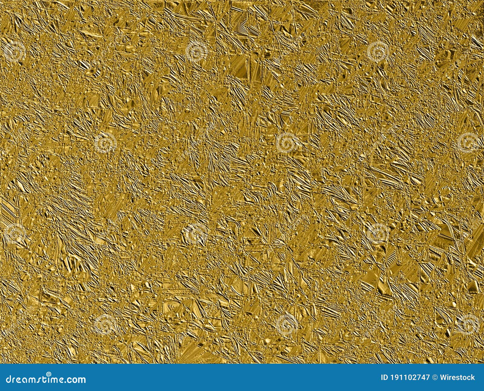 Crushed Gold Foil Surface Texture Stock Image - Image of metallic ...