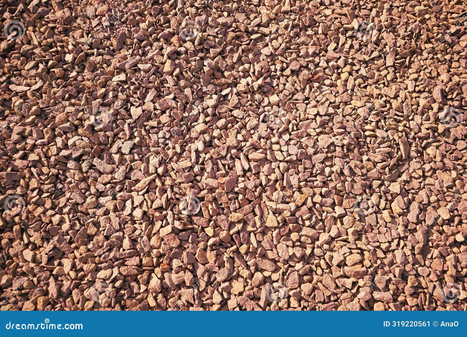 Crushed Granite Background. Rough Texture. Construction Materials ...