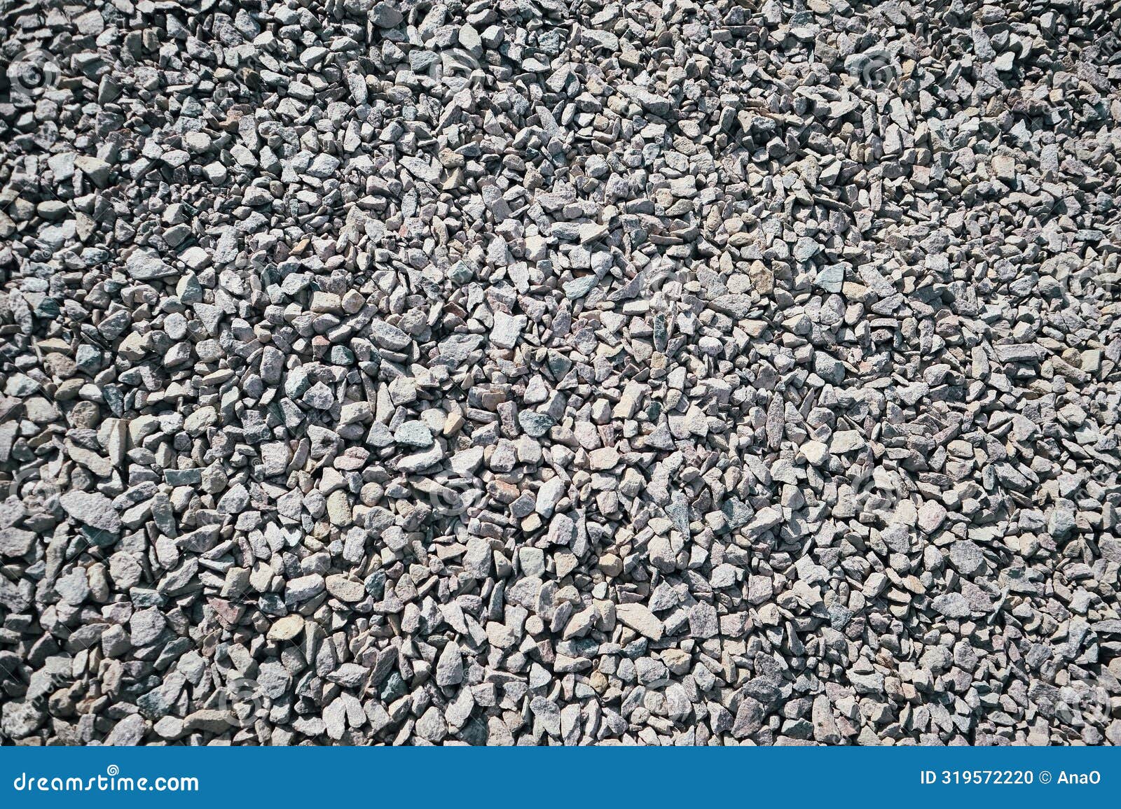 Crushed Granite Background. Rough Texture. Construction Materials ...