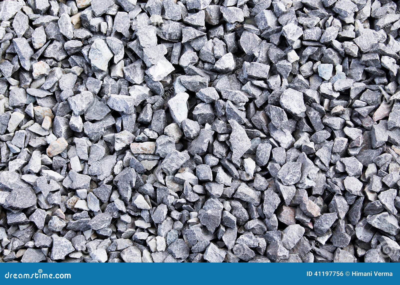 Crushed Gravel stock photo. Image of rough, gray, shingle - 41197756