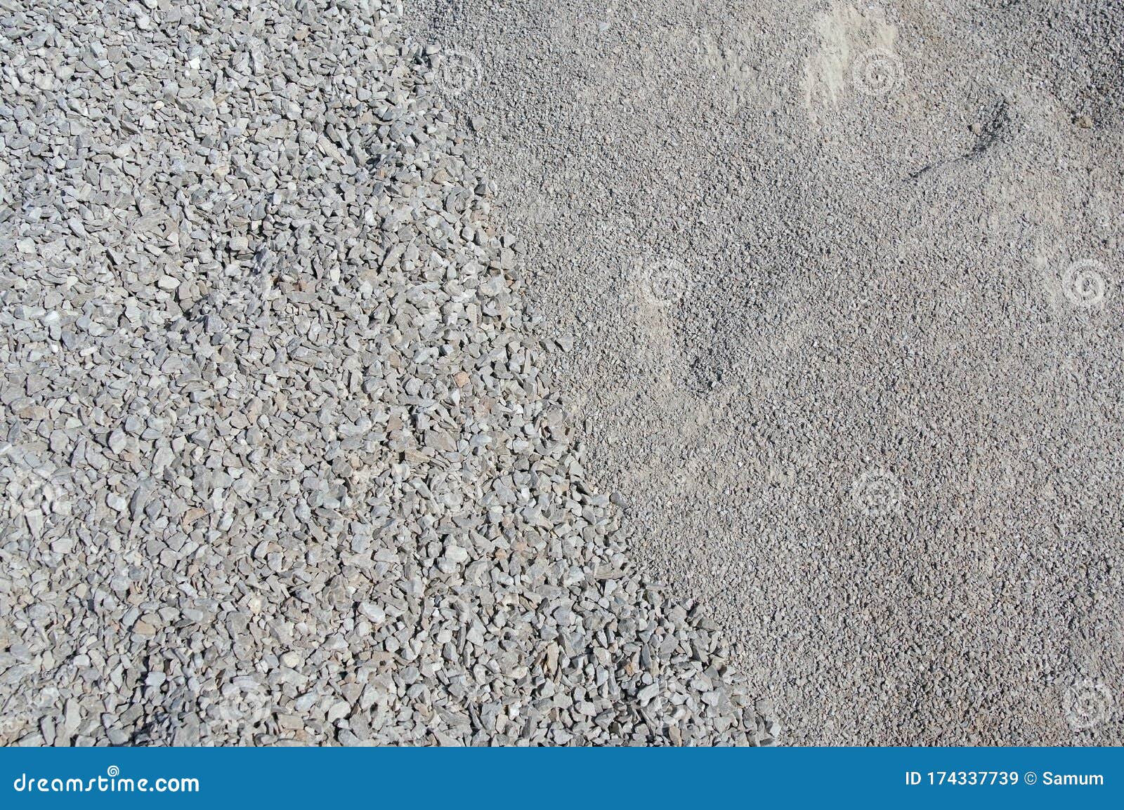 Crushed gravel texture stock image. Image of nature - 174337739