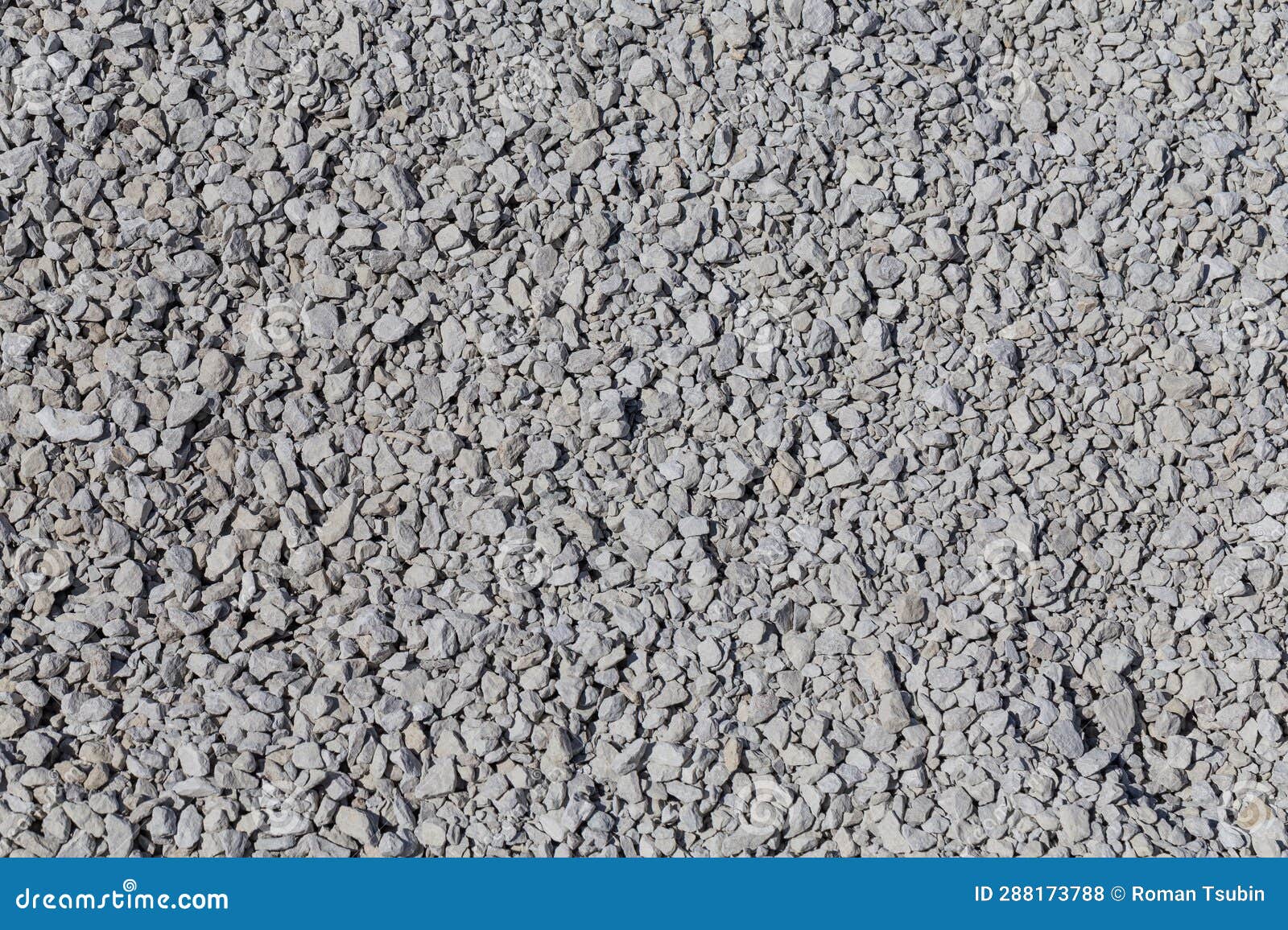 Crushed gravel texture stock photo. Image of concrete - 288173788