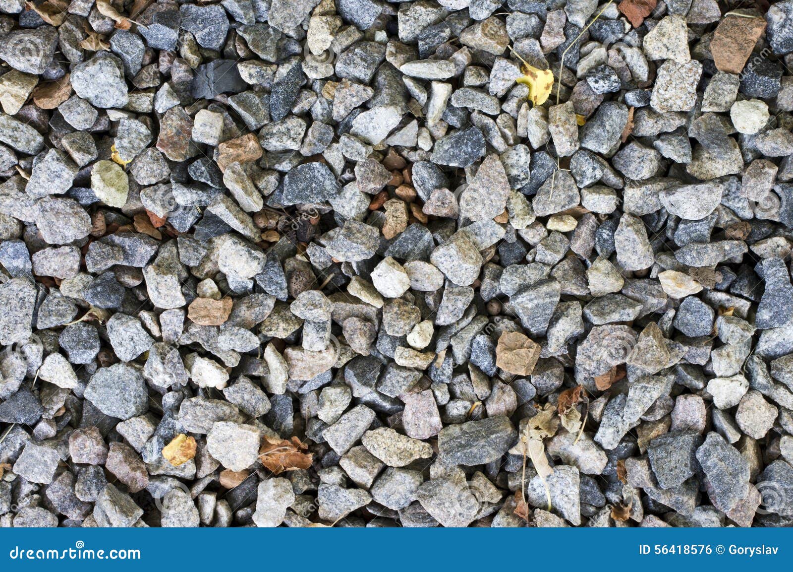 Crushed Gravel Texture in Natural Lighting Stock Photo - Image of black ...