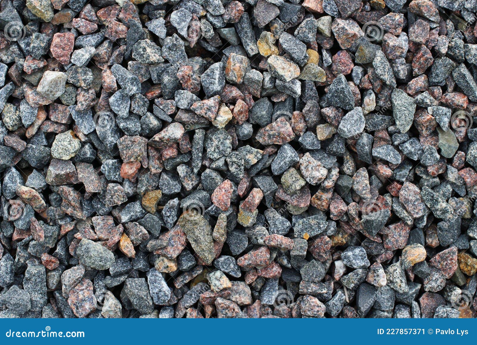 Crushed Gray Rubble is a Fine Close-up Stock Image - Image of detail ...