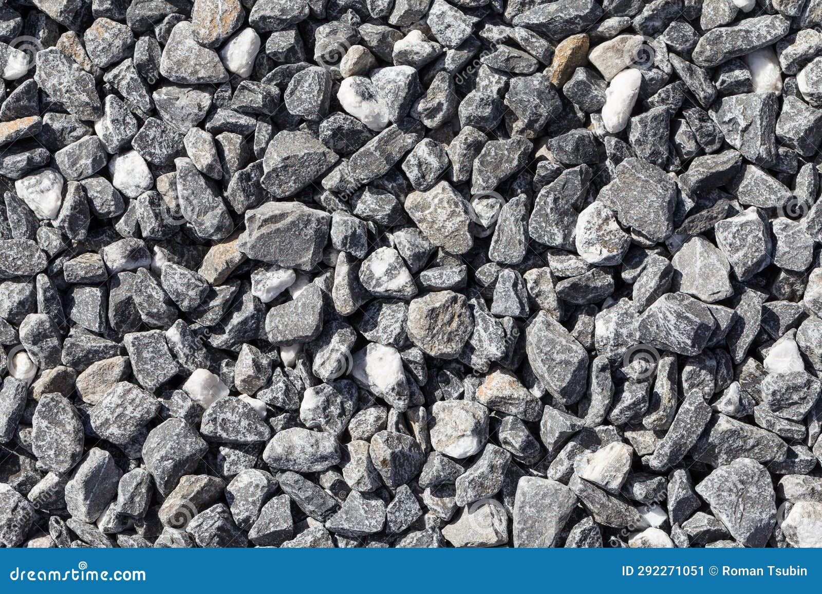 Crushed grey stones stock image. Image of textured, backdrop - 292271051