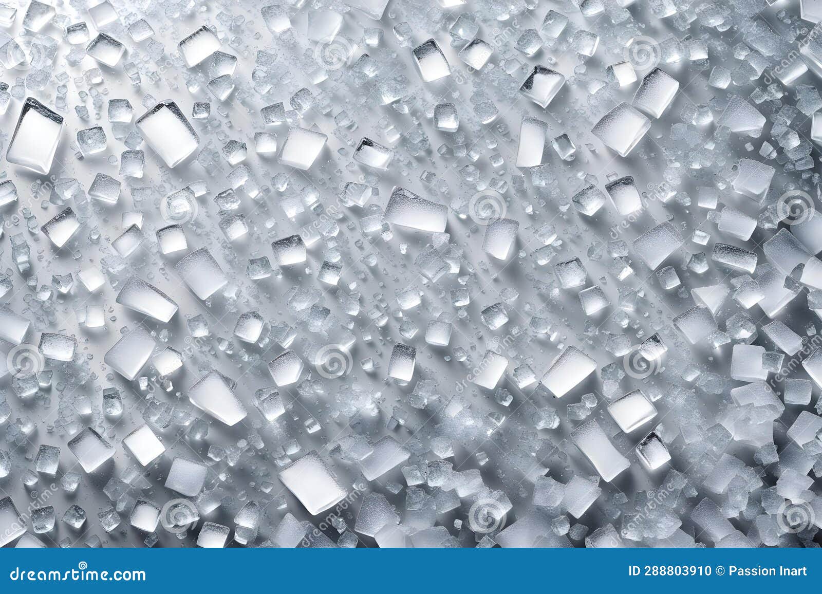 Crushed Ice Texture with Sparkling and Translucent Appearance Stock ...