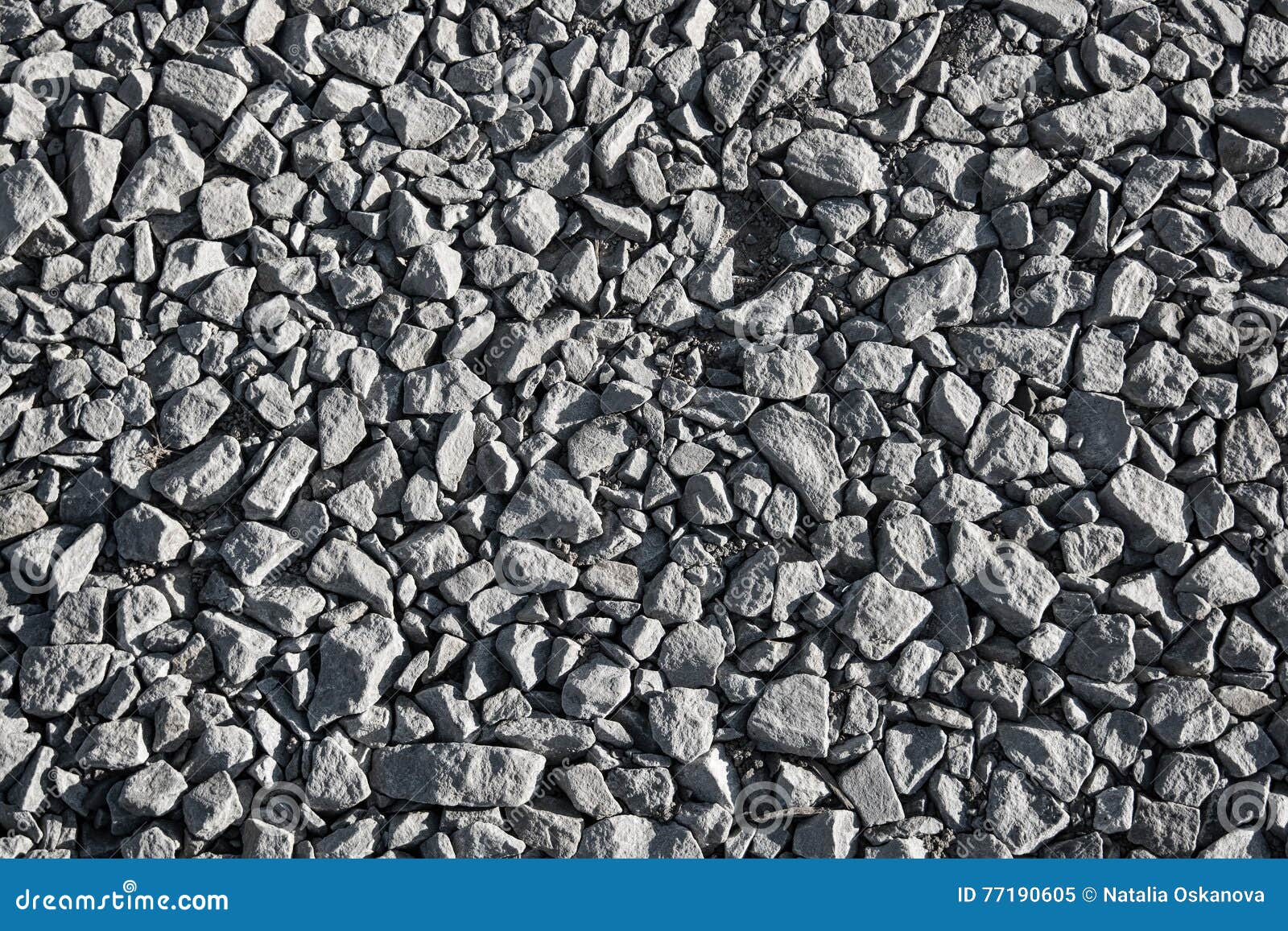 Crushed Limestone Aggregate Stock Image - Image of macro, material ...