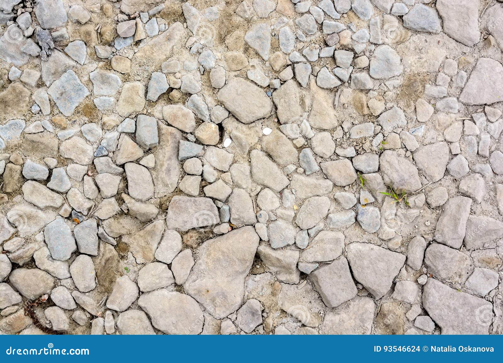Crushed Limestone Aggregate Stock Photo - Image of mineral, horizontal ...
