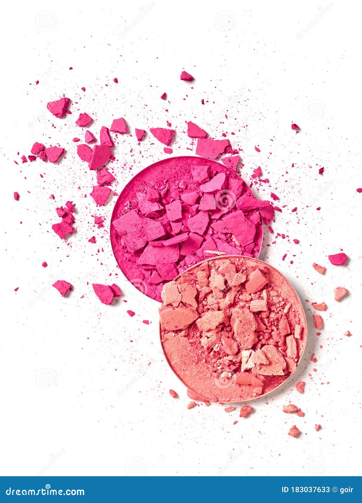 Crushed make-up stock image. Image of glamour, beauty - 183037633