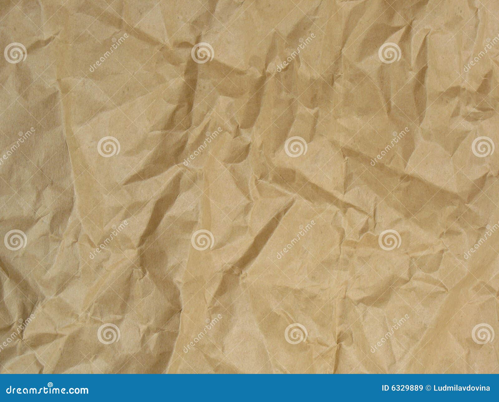 Crushed paper. stock image. Image of crushed, blank, frame - 6329889