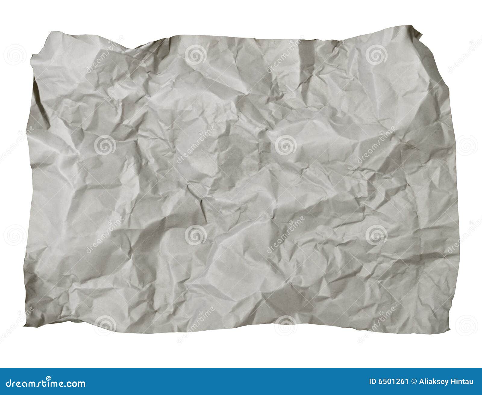 Crushed Paper Stock Image - Image: 6501261