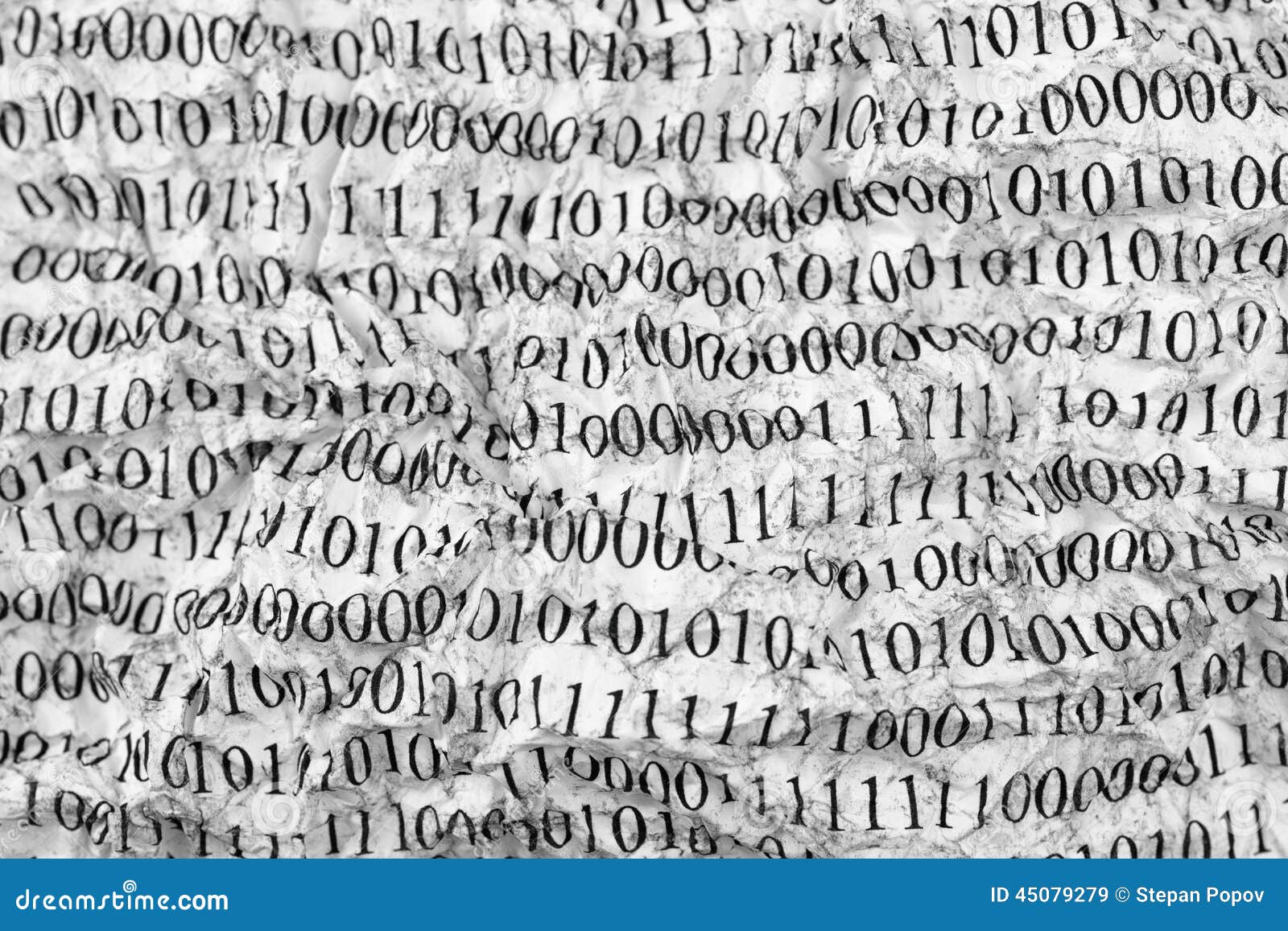 Crushed Paper Binary Code Stock Photos - Free & Royalty-Free Stock ...