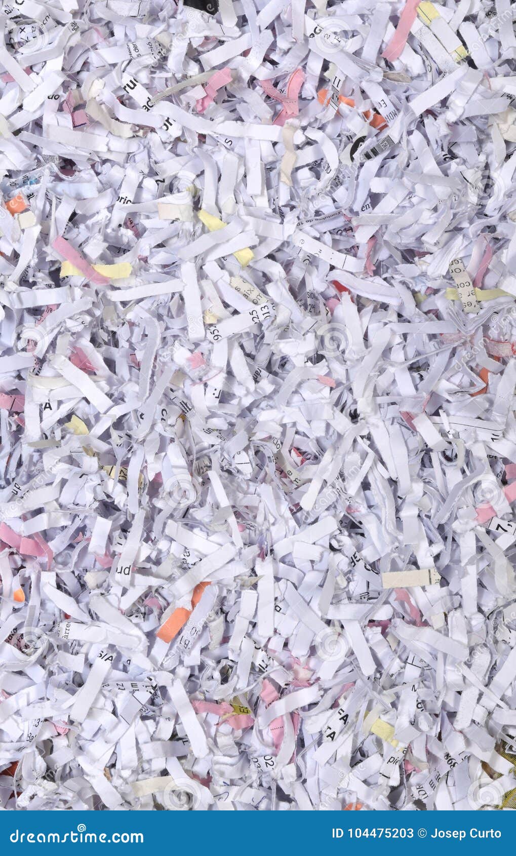 Crushed paper document stock image. Image of pile, document - 104475203