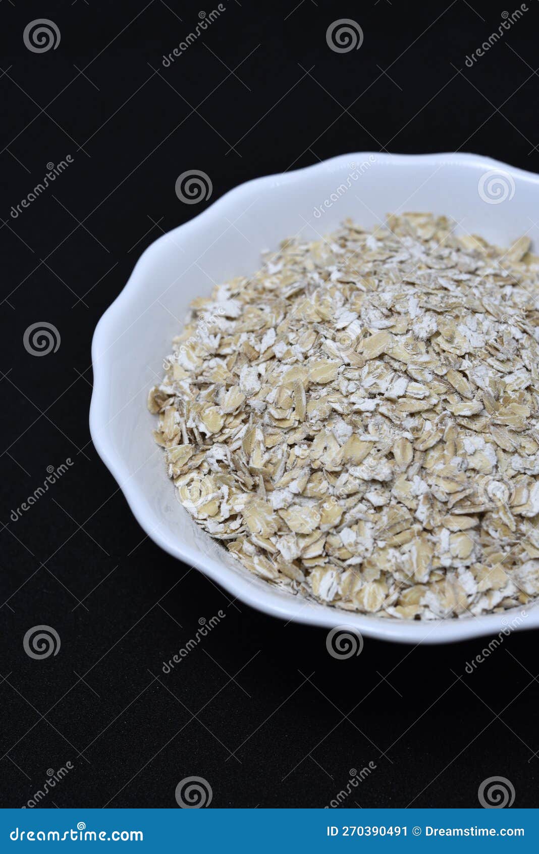 Crushed Pearl Barley. Pearl Flakes Stock Image - Image of pearl, cook ...