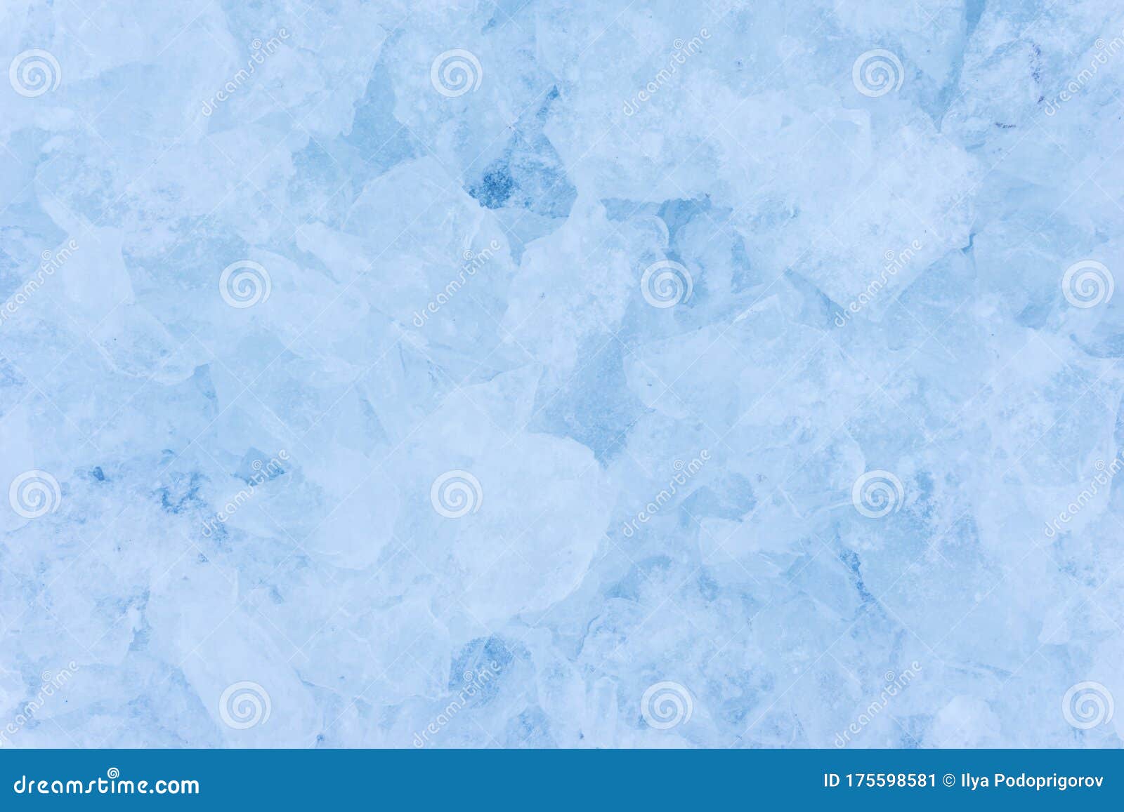 Crushed Pieces of Ice with Snow Background Texture Stock Image - Image ...