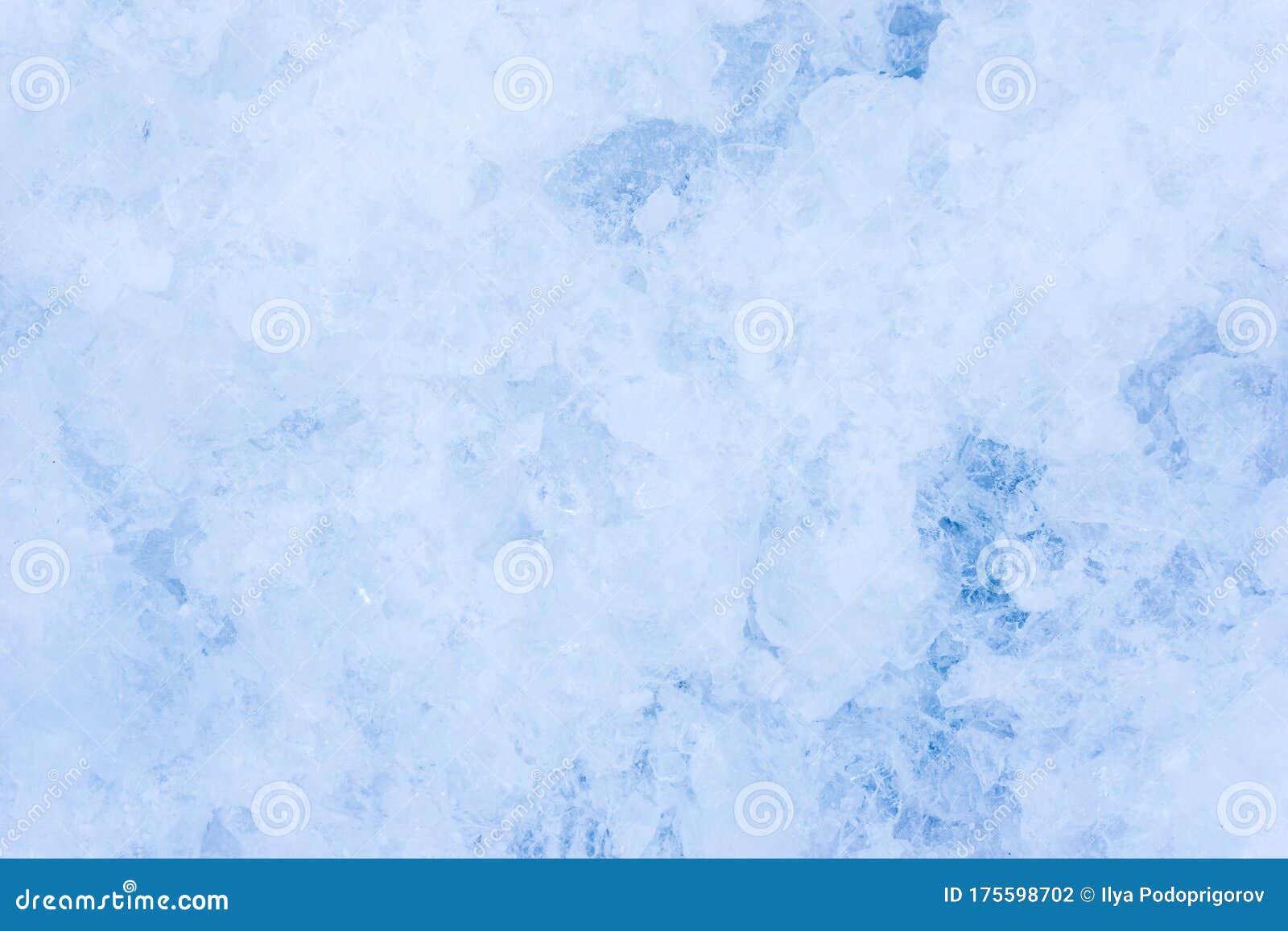 Crushed Pieces of Ice with Snow Background Texture Stock Photo - Image ...