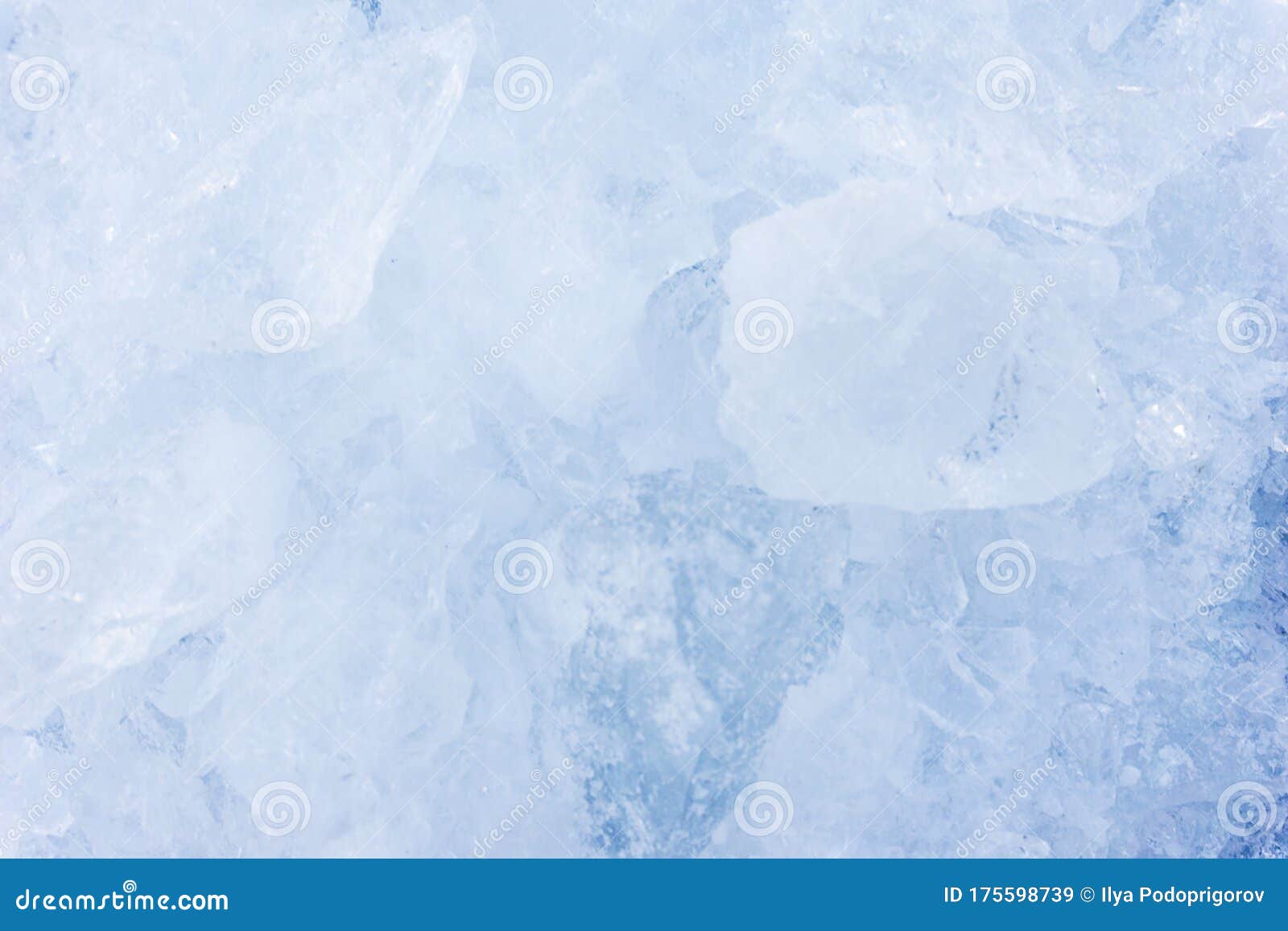 Crushed Pieces of Ice with Snow Background Texture Stock Image - Image ...