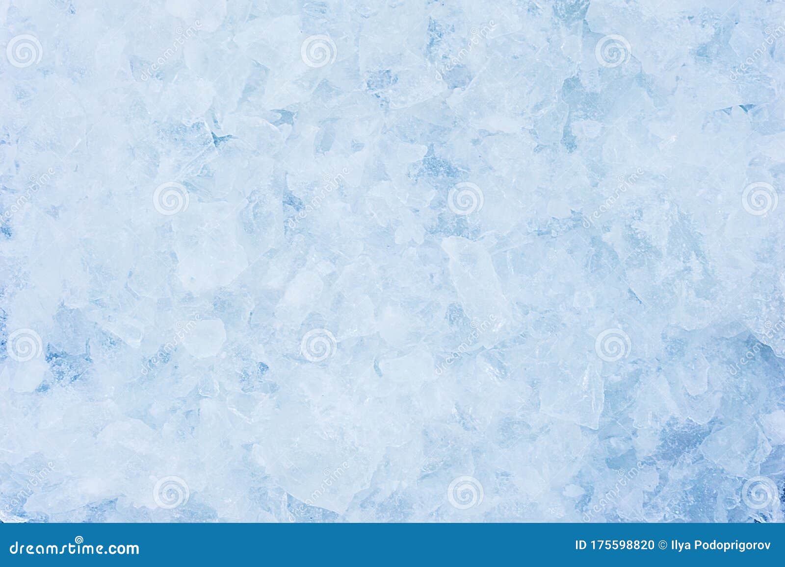 Crushed Pieces of Ice with Snow Background Texture Stock Photo - Image ...