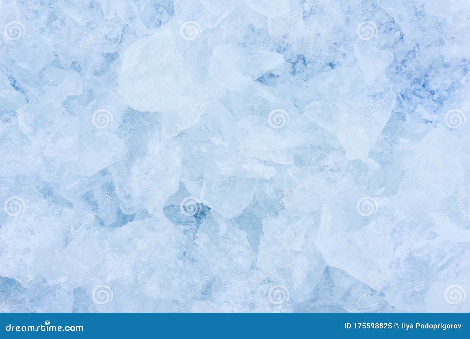 Crushed Pieces of Ice with Snow Background Texture Stock Image - Image ...