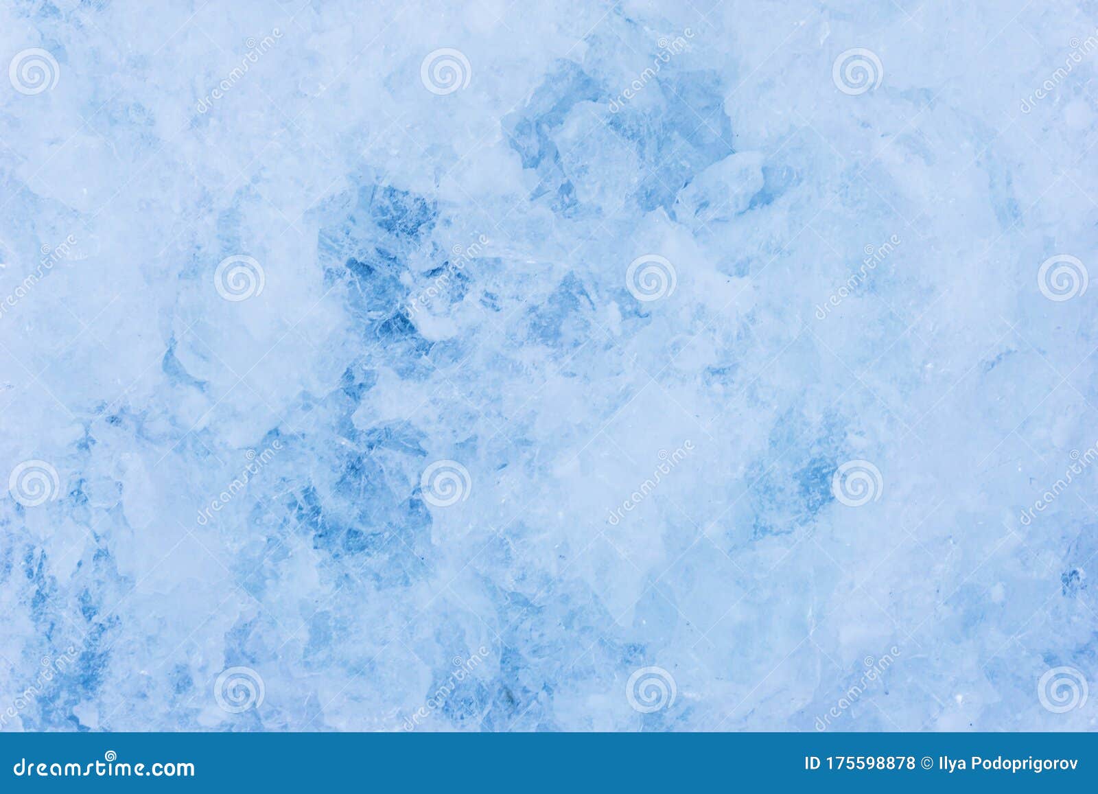 Crushed Pieces of Ice with Snow Background Texture Stock Photo - Image ...