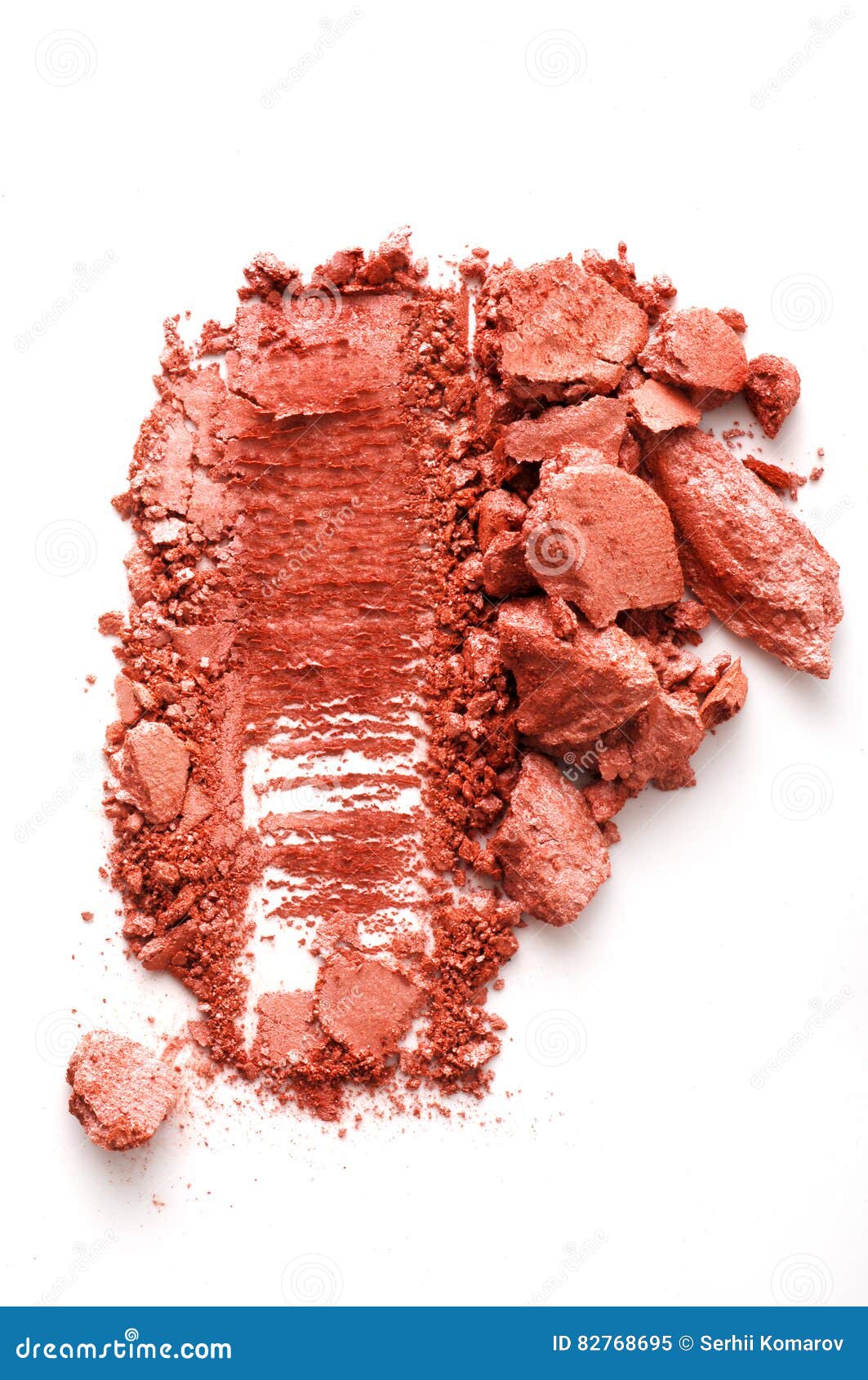 Crushed Powder Isolated on White Stock Image - Image of abstract ...