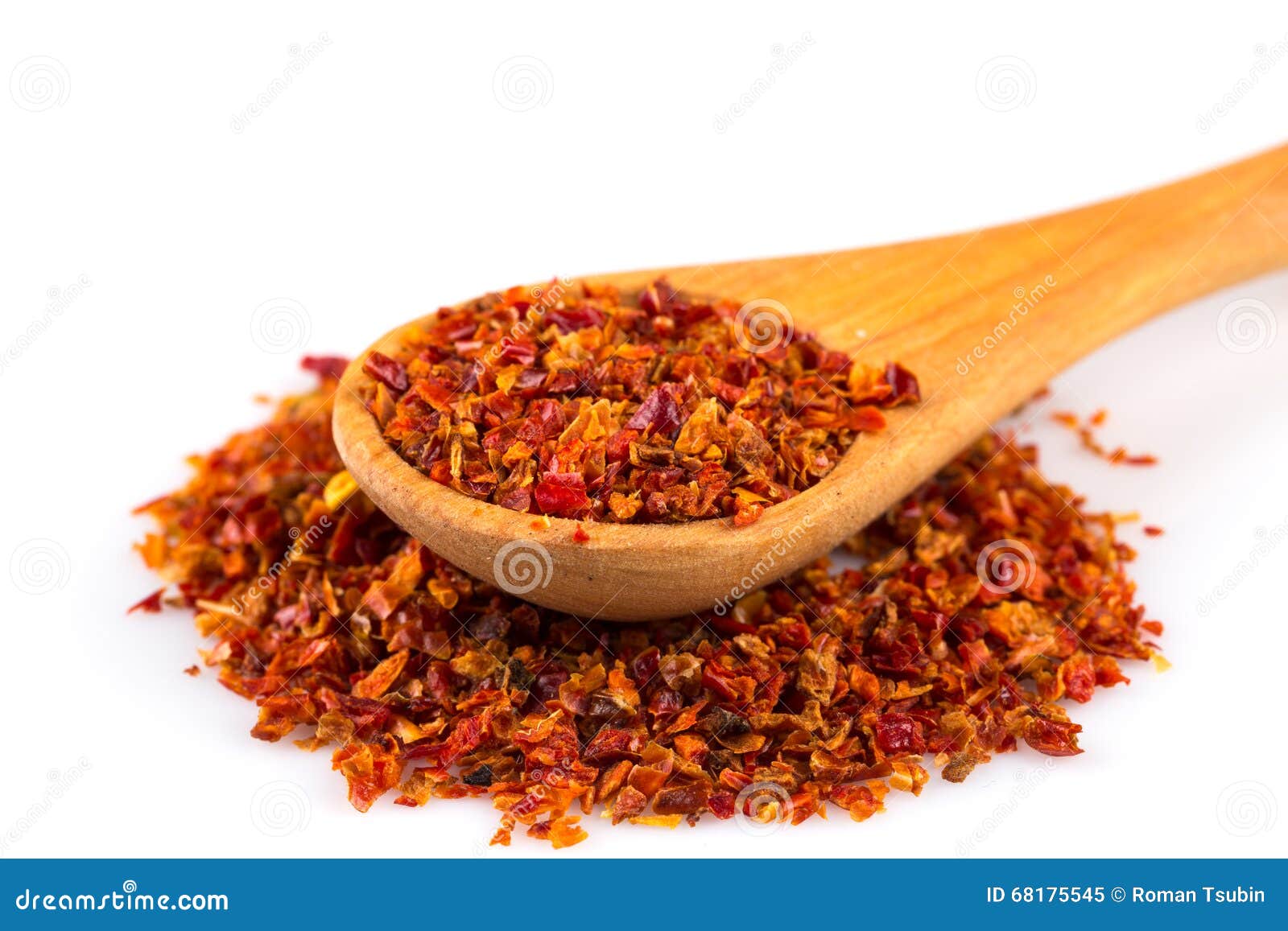 Crushed red chili pepper stock image. Image of cayenne - 68175545
