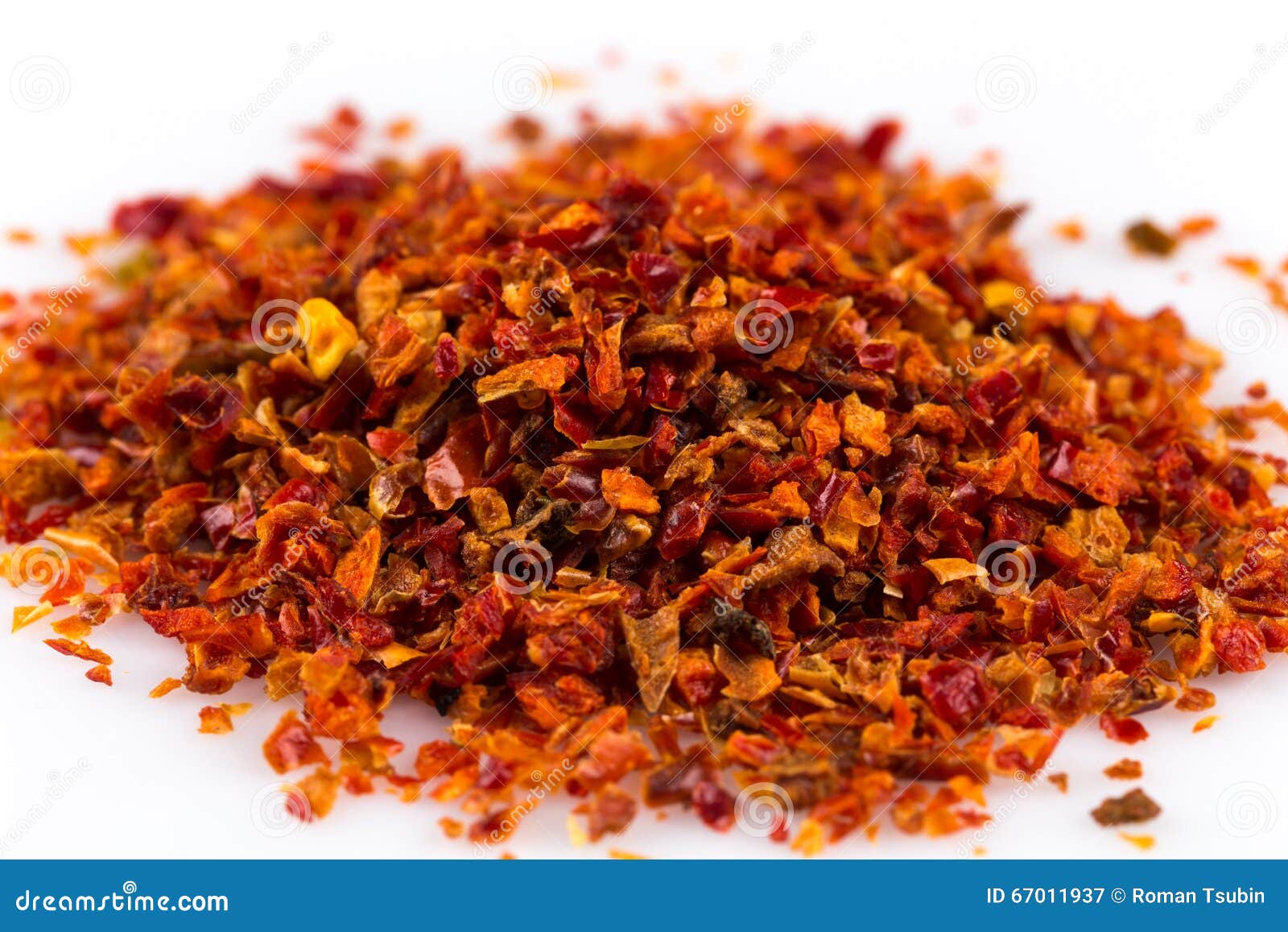Crushed red chili pepper stock image. Image of close - 67011937