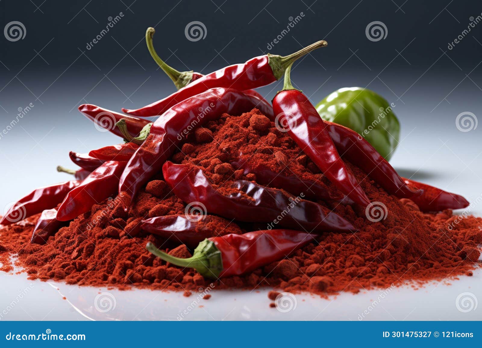 Crushed Red Chilli stock illustration. Illustration of vegetarian ...