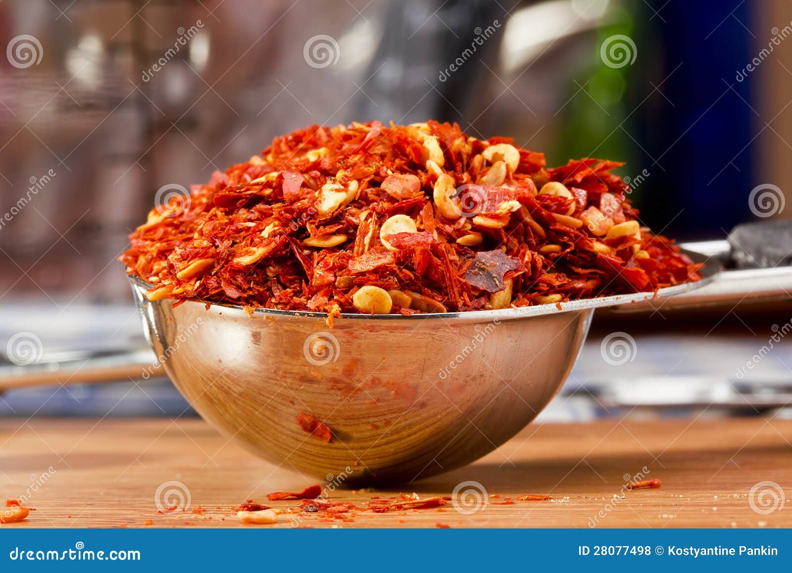 Crushed Red Peppers stock photo. Image of cutting, dried - 28077498