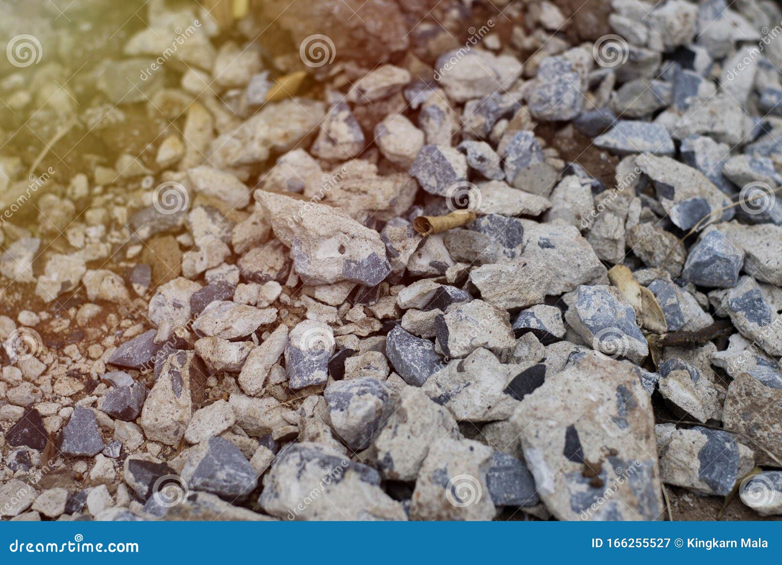 Crushed Rock Mix Put the Rest Stock Image - Image of nature, building ...