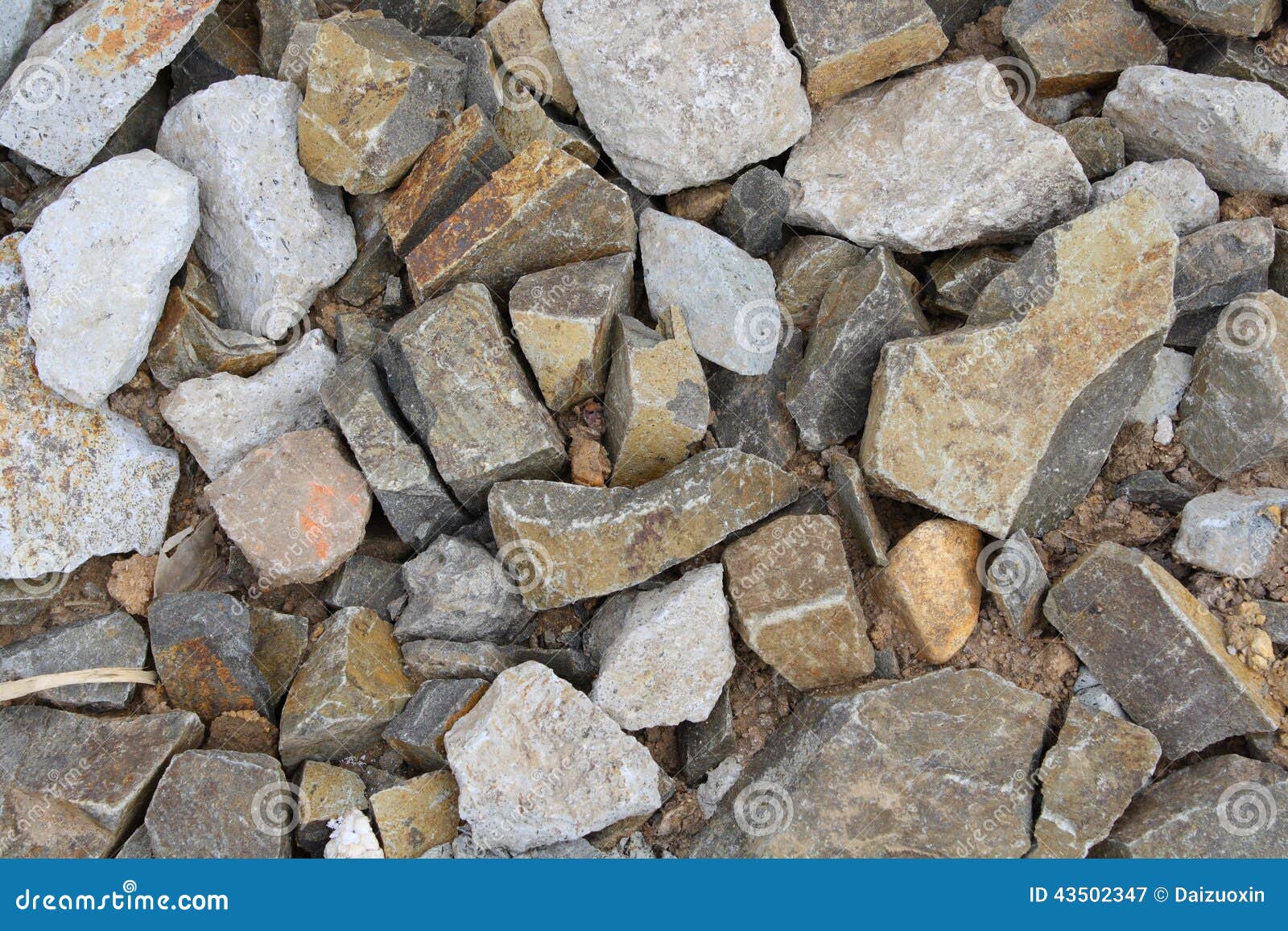 Crushed rock stock image. Image of gray, demolished, material - 43502347