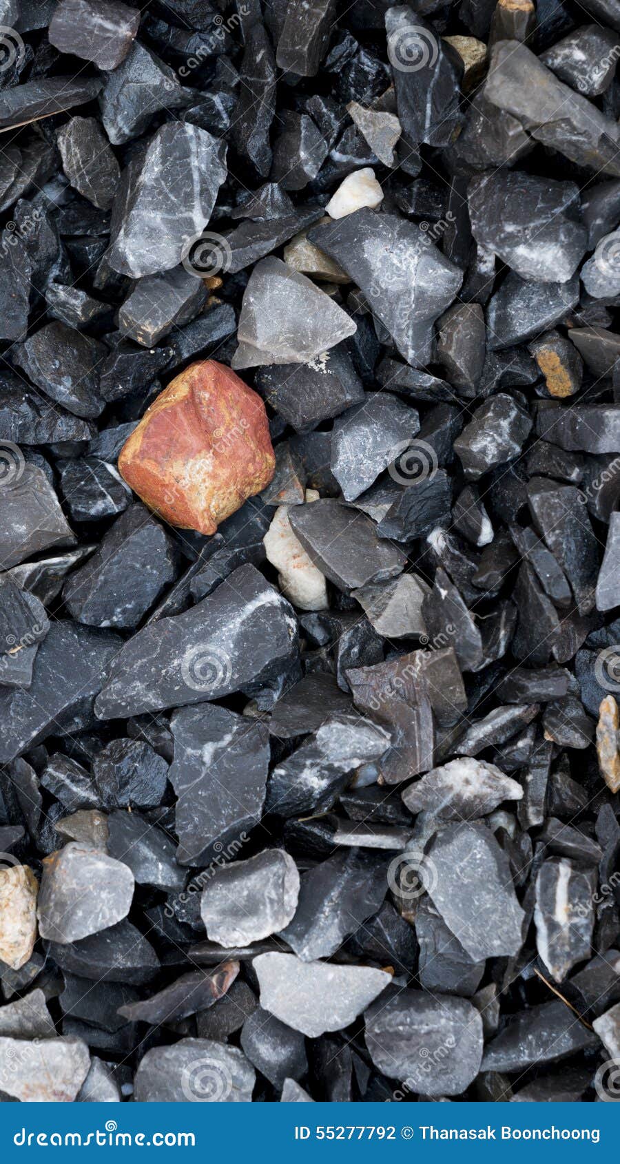 Crushed rocks stock photo. Image of grounds, gravel, textured - 55277792