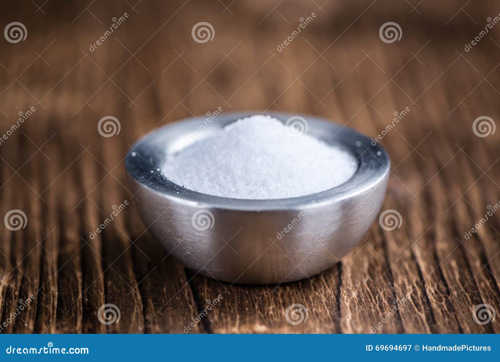 Crushed Salt on Wooden Background Stock Image - Image of minerals ...
