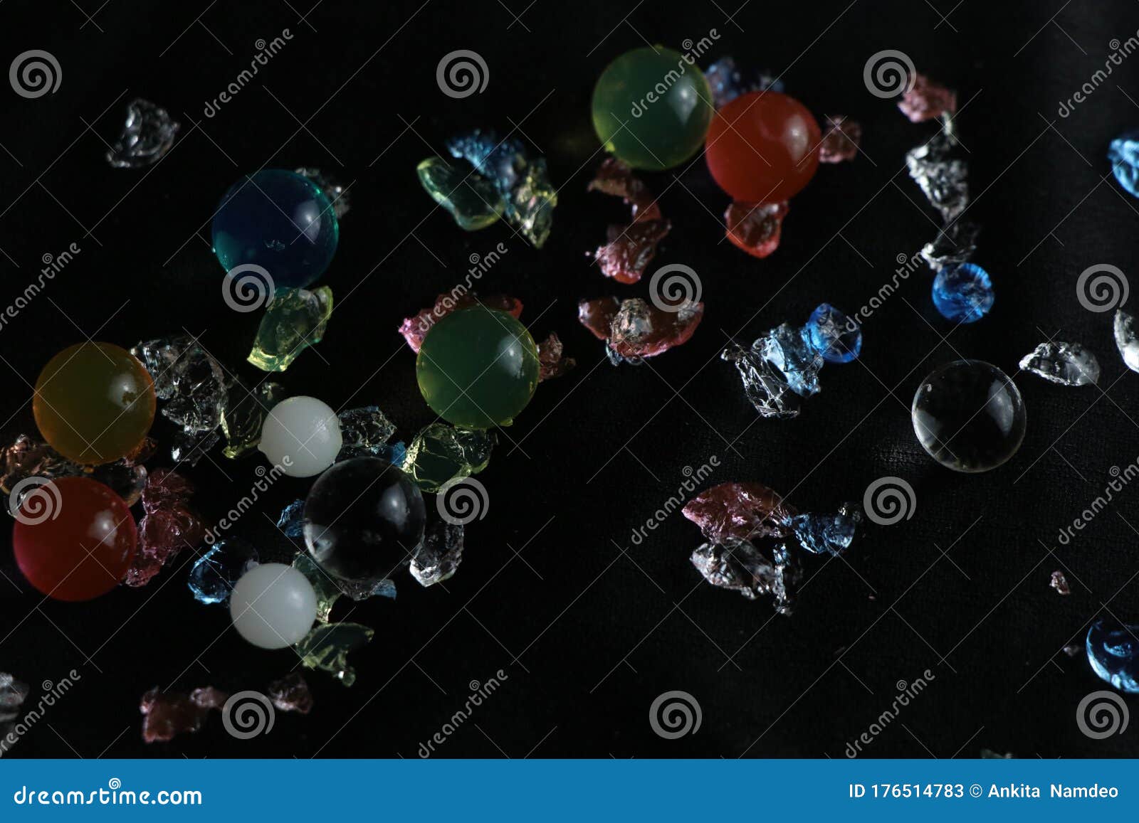 Crushed and Solid Water Bubbles Pieces Stock Image - Image of crystal ...