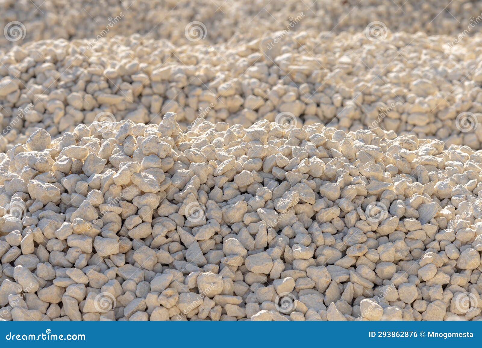 Crushed Stone, Building Material Texture, Full Frame. Bulk Material for ...