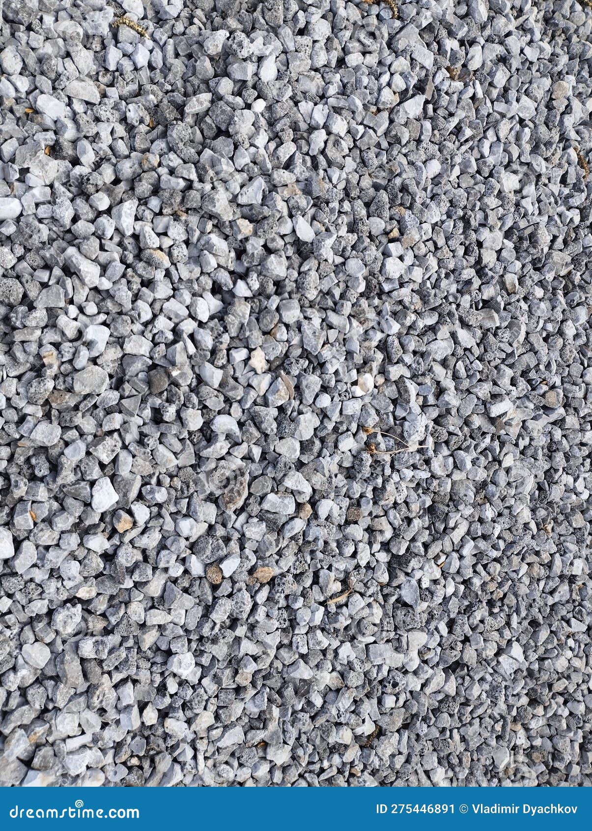 Crushed Stone for Construction Stock Image - Image of rough, foundation ...