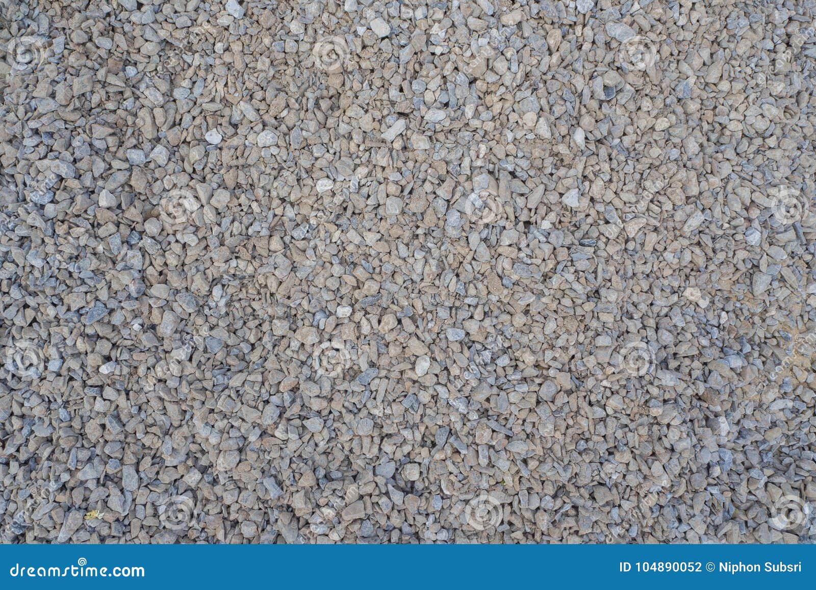 Crushed Stone Construction Image Close Up for Background. Stock Photo ...