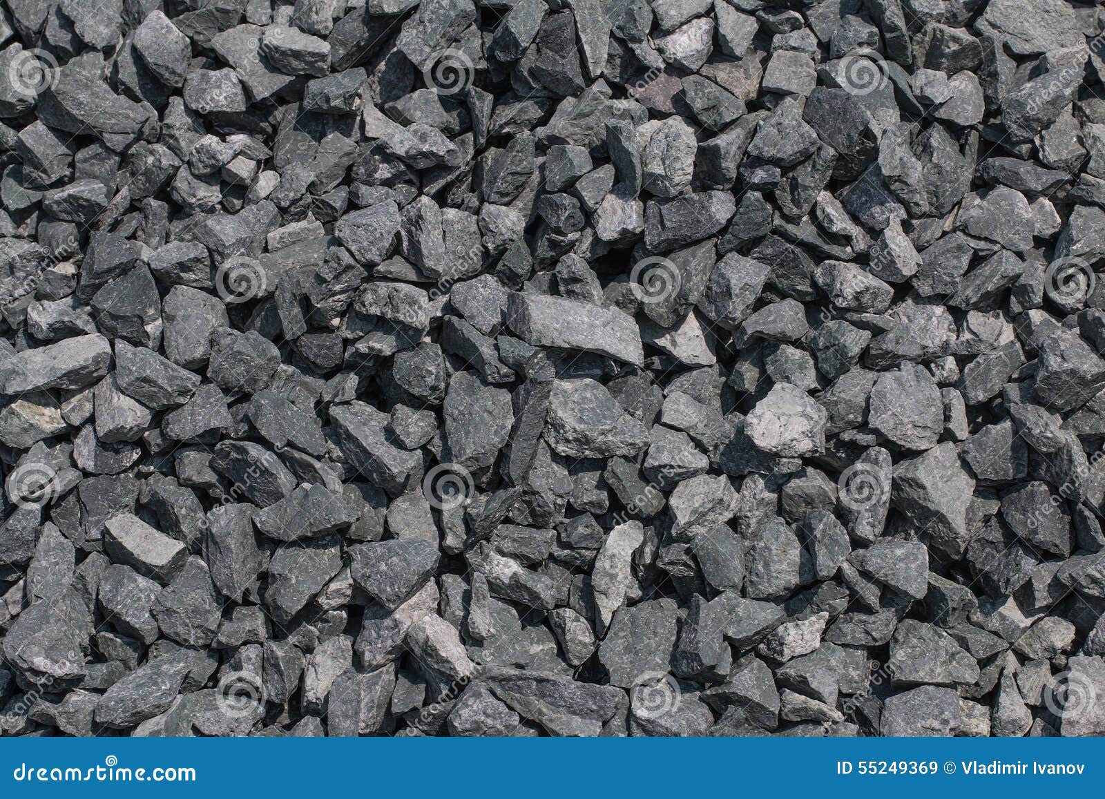 Crushed stone large stock image. Image of sand, crusher - 55249369