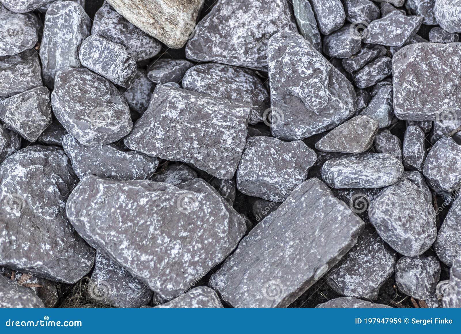 Crushed track surface stock image. Image of mineral - 197947959