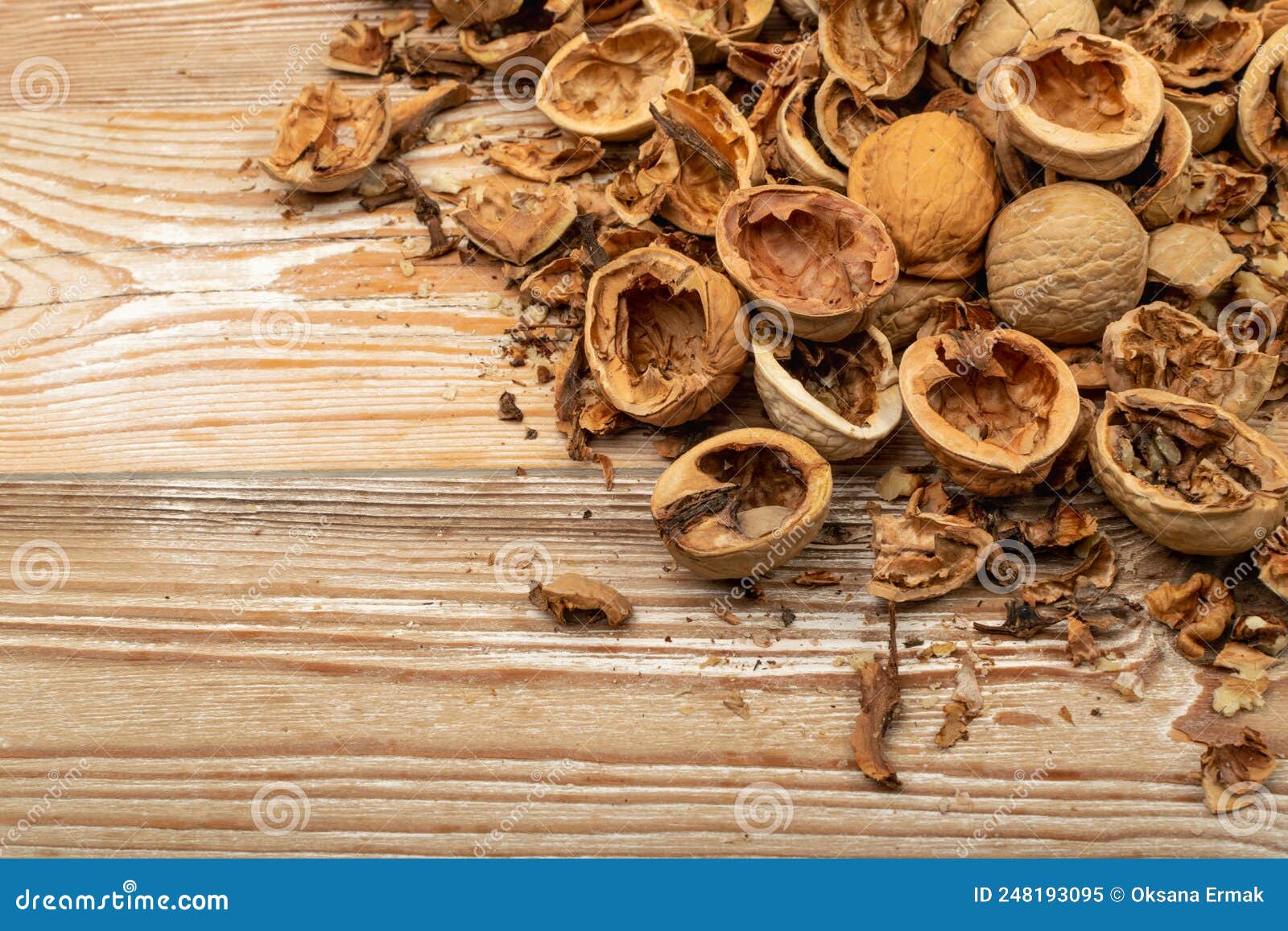 Crushed Walnuts Texture Background Stock Image - Image of texture ...