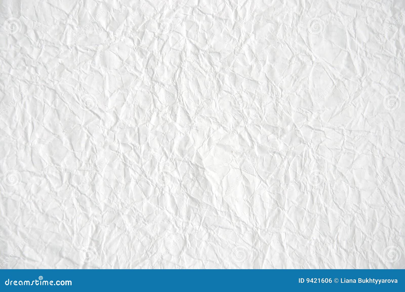Crushed White Paper Texture. Royalty Free Stock Image - Image: 9421606