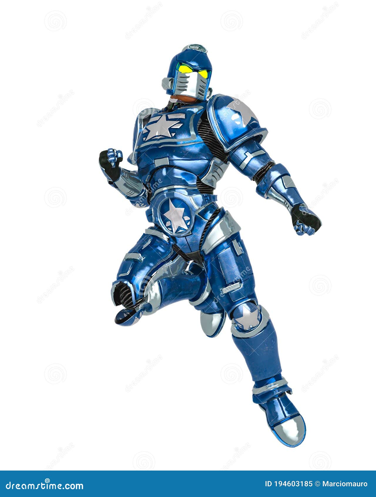 Crusher Combat is Floating in White Background Stock Illustration ...