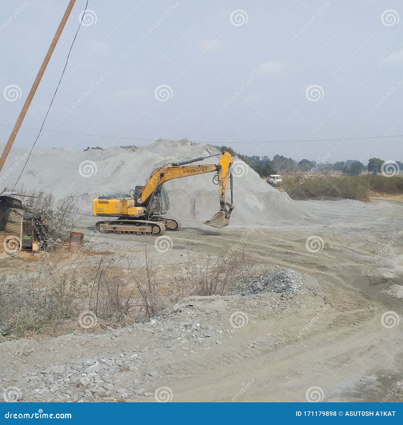 Crusher unit editorial stock photo. Image of unit, winter - 171179898